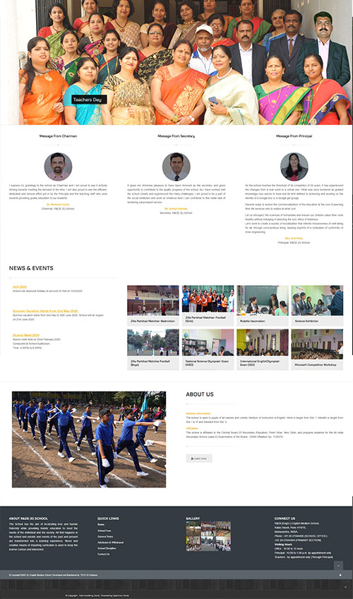 School Website | TECH UI Solutions